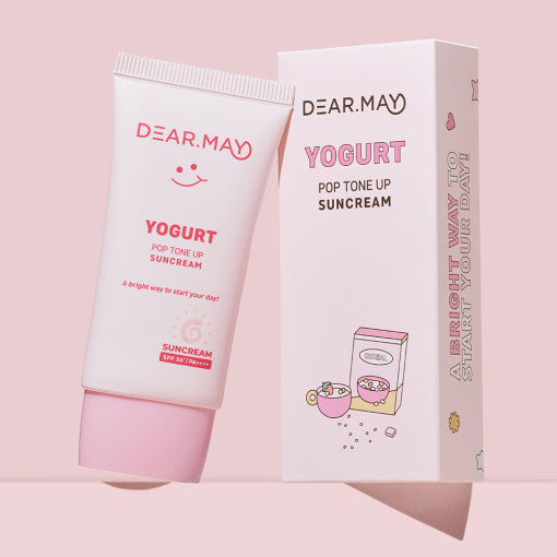 DEAR MAY Yogurt Sunscreen Cream SPF50+ PA++++ | My Little Korea – Ma Petite Coree