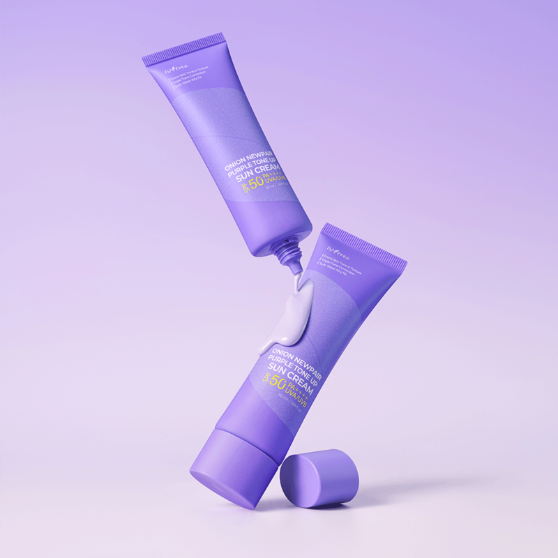 ISNTREE Onion Newpair Purple Tone-Up Sunscreen 50ml – Ma Petite Coree