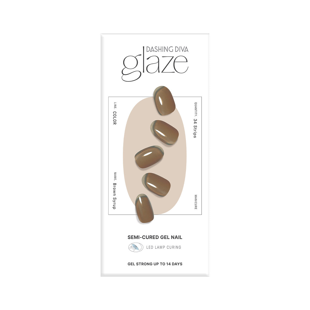DASHING DIVA GLAZE Brown Syrup